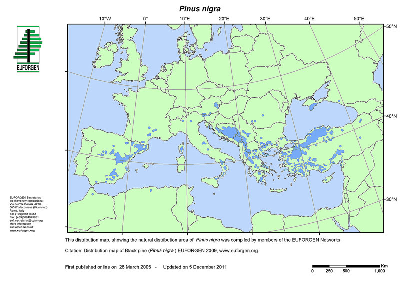 EUFORGEN: Distribution maps