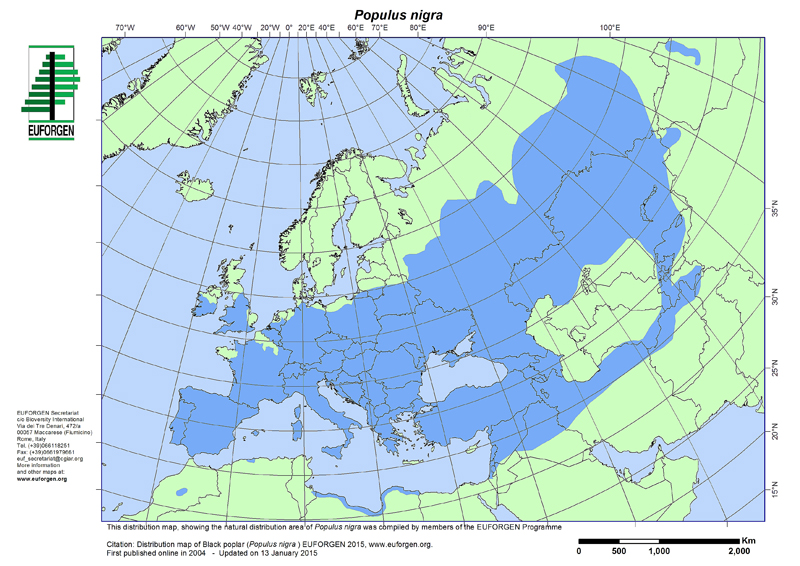 EUFORGEN: Distribution maps